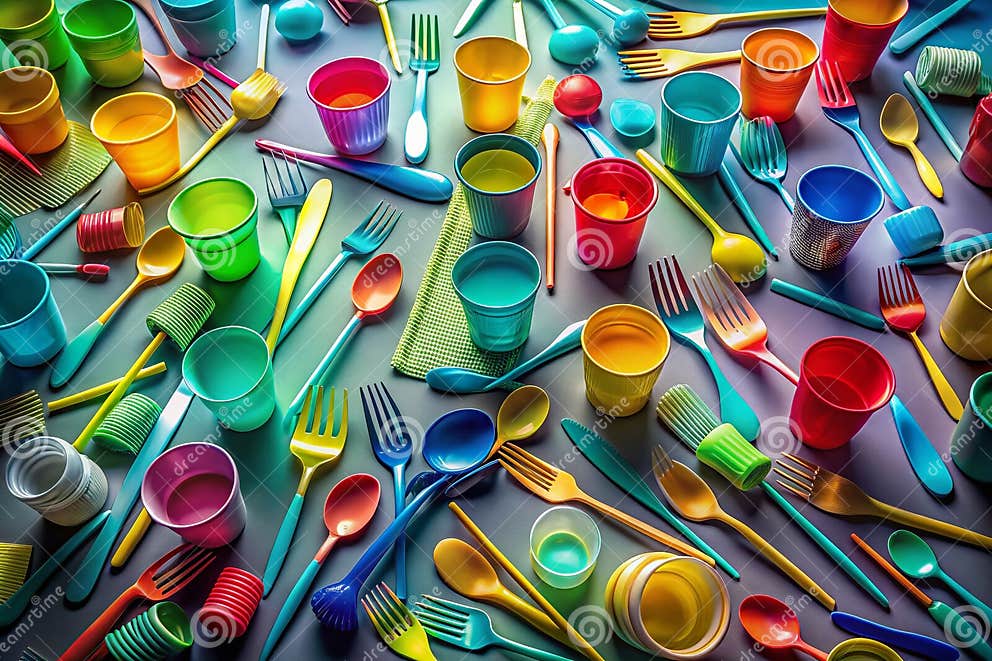 SingleUse Plastic Tableware a Visual Exploration of Pollution and ...
