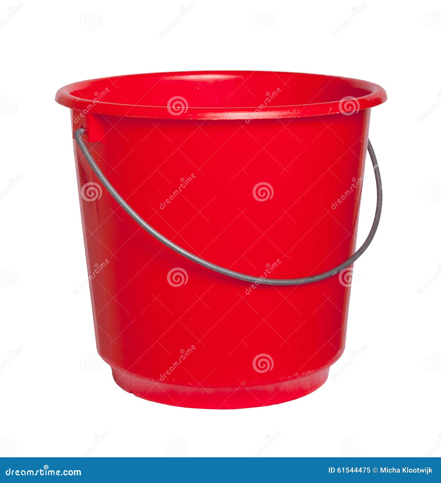 Singolo Secchio Rosso Isolato Immagine Stock - Immagine di colore ...