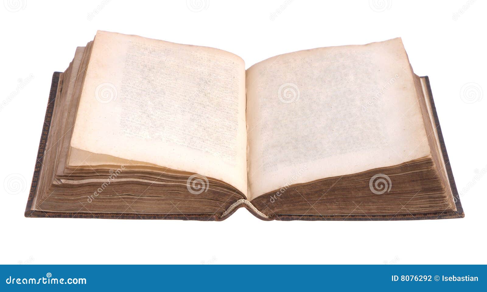 Singolo Vecchio Libro Rilegato Di Cuoio Fotografia Stock - Immagine di ...