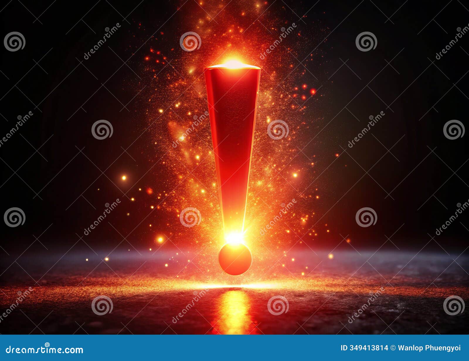 A Singular Red Exclamation Point Blazes in the Cosmic Void: a Striking ...