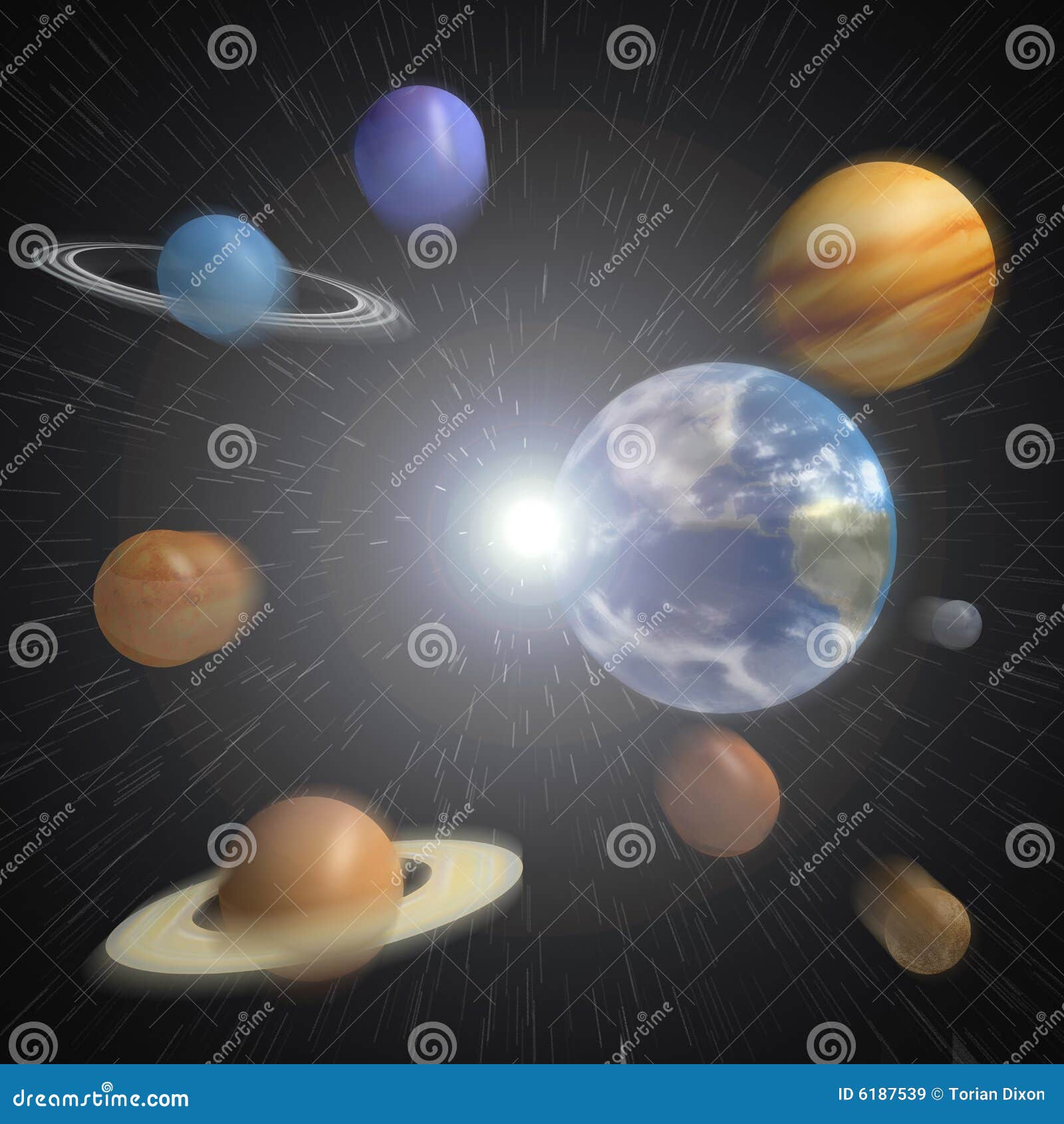 Singularity stock illustration. Illustration of saturn - 6187539