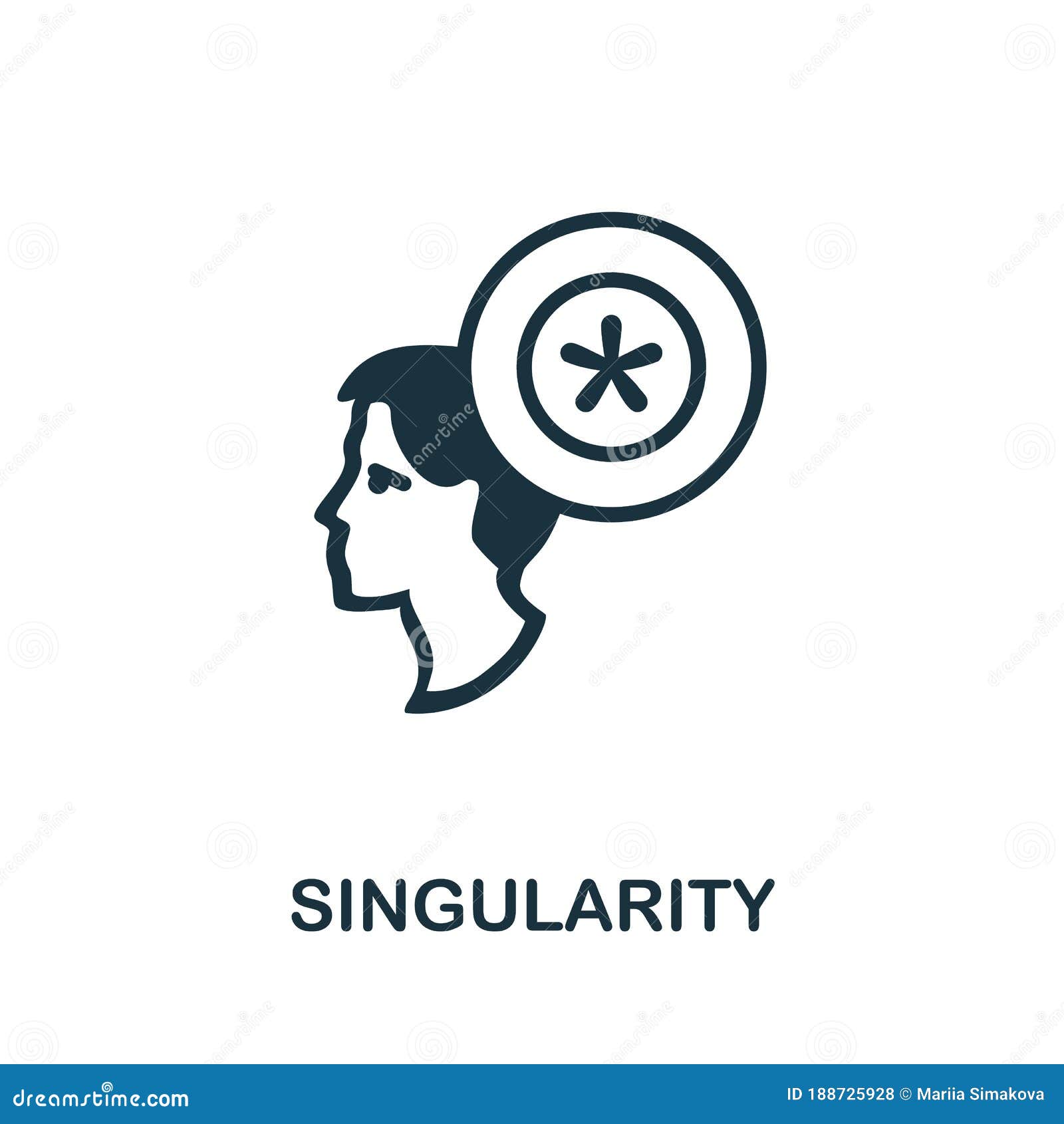 Singularity Icon. Creative Simple Design from Artificial Intelligence ...