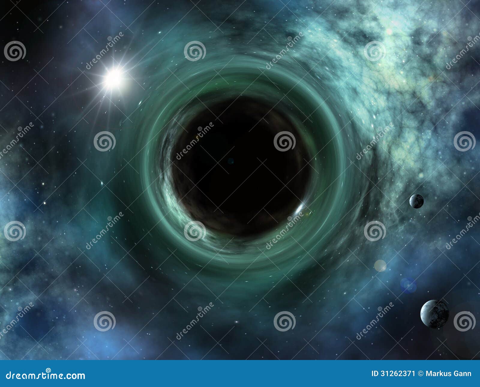 Singularity stock illustration. Illustration of accretion - 31262371