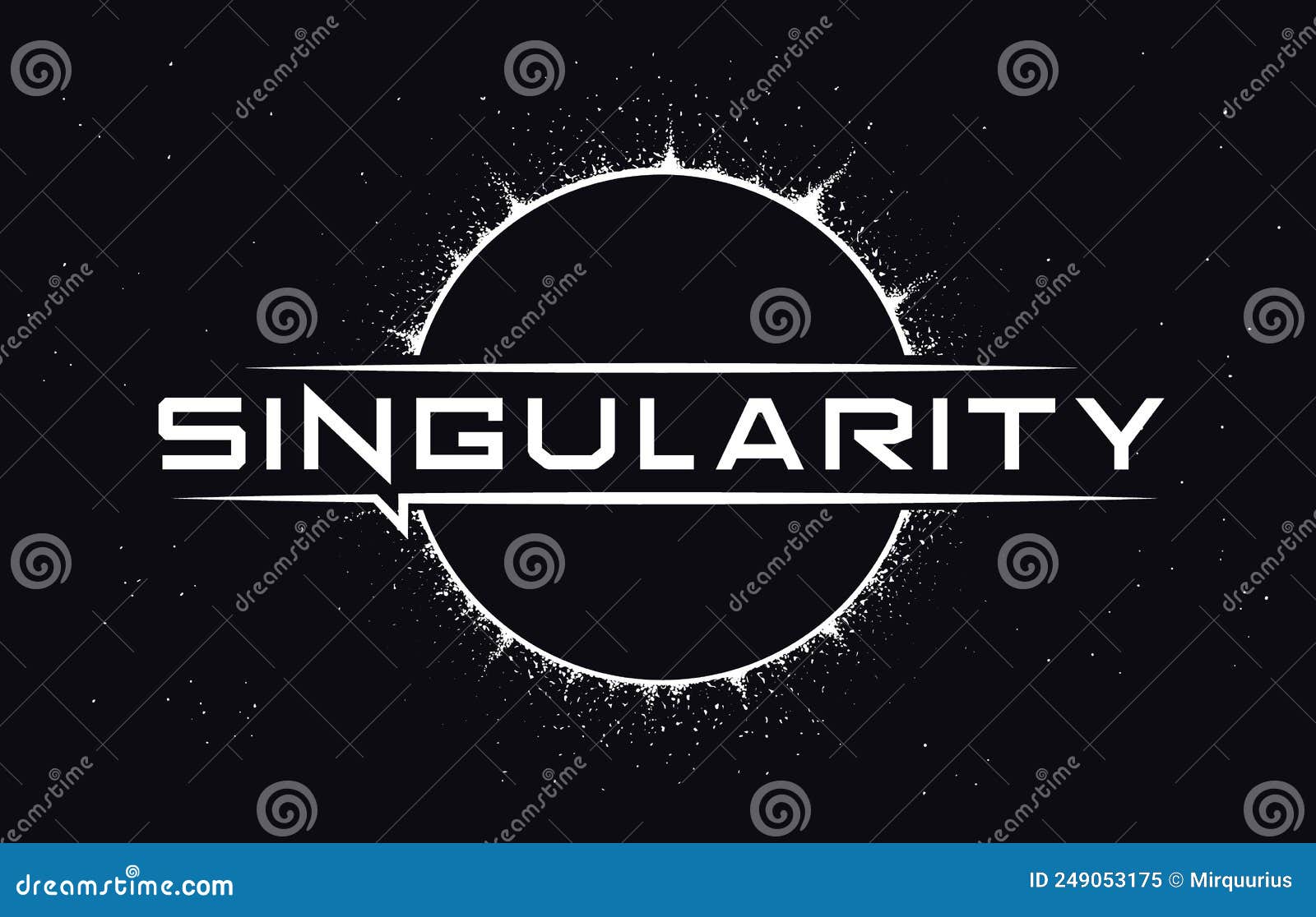 Singularity Vector Illustration. Space Design Stock Vector ...