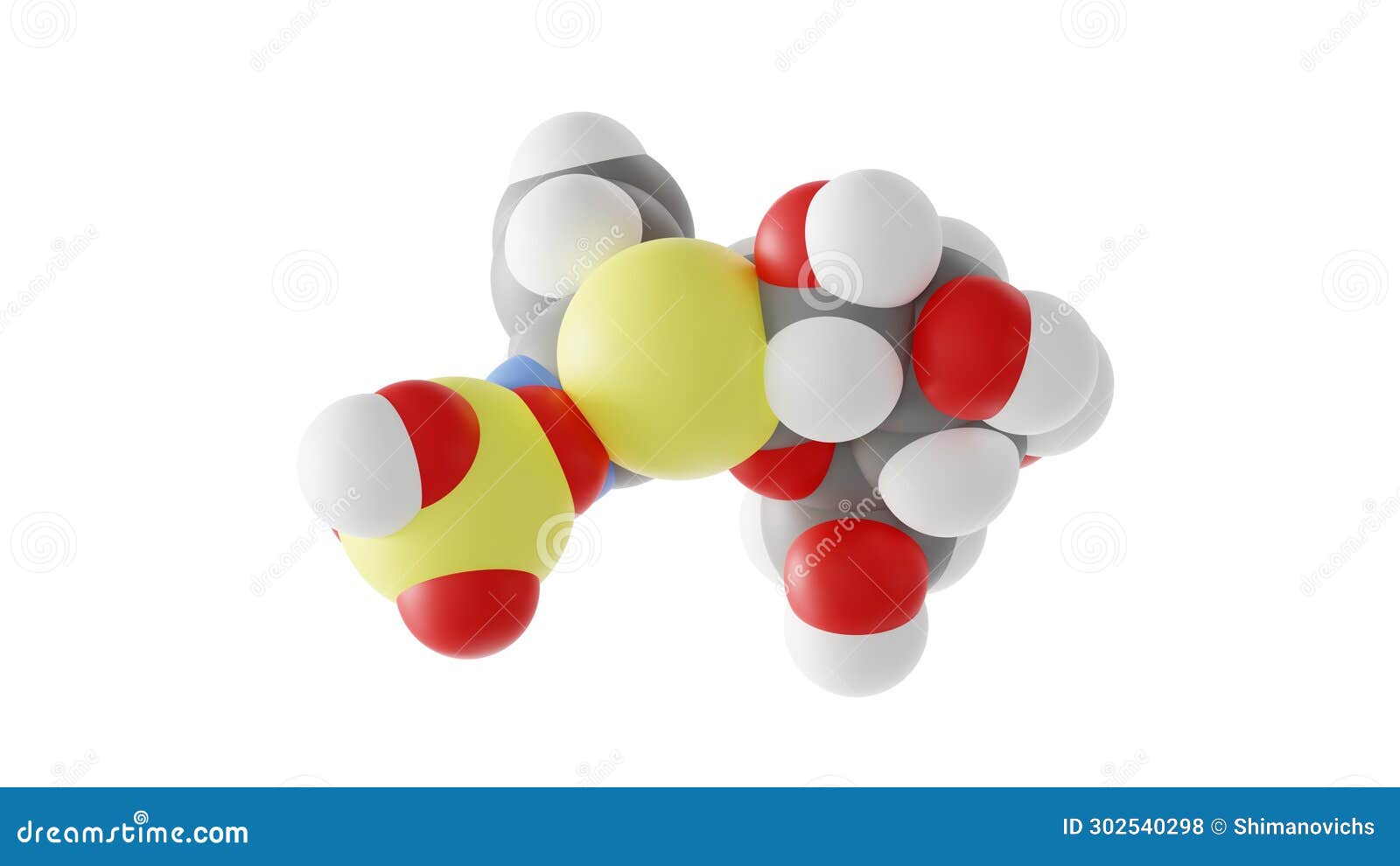 Sinigrin Molecule, Allyl Glucosinolate, Molecular Structure, Isolated ...