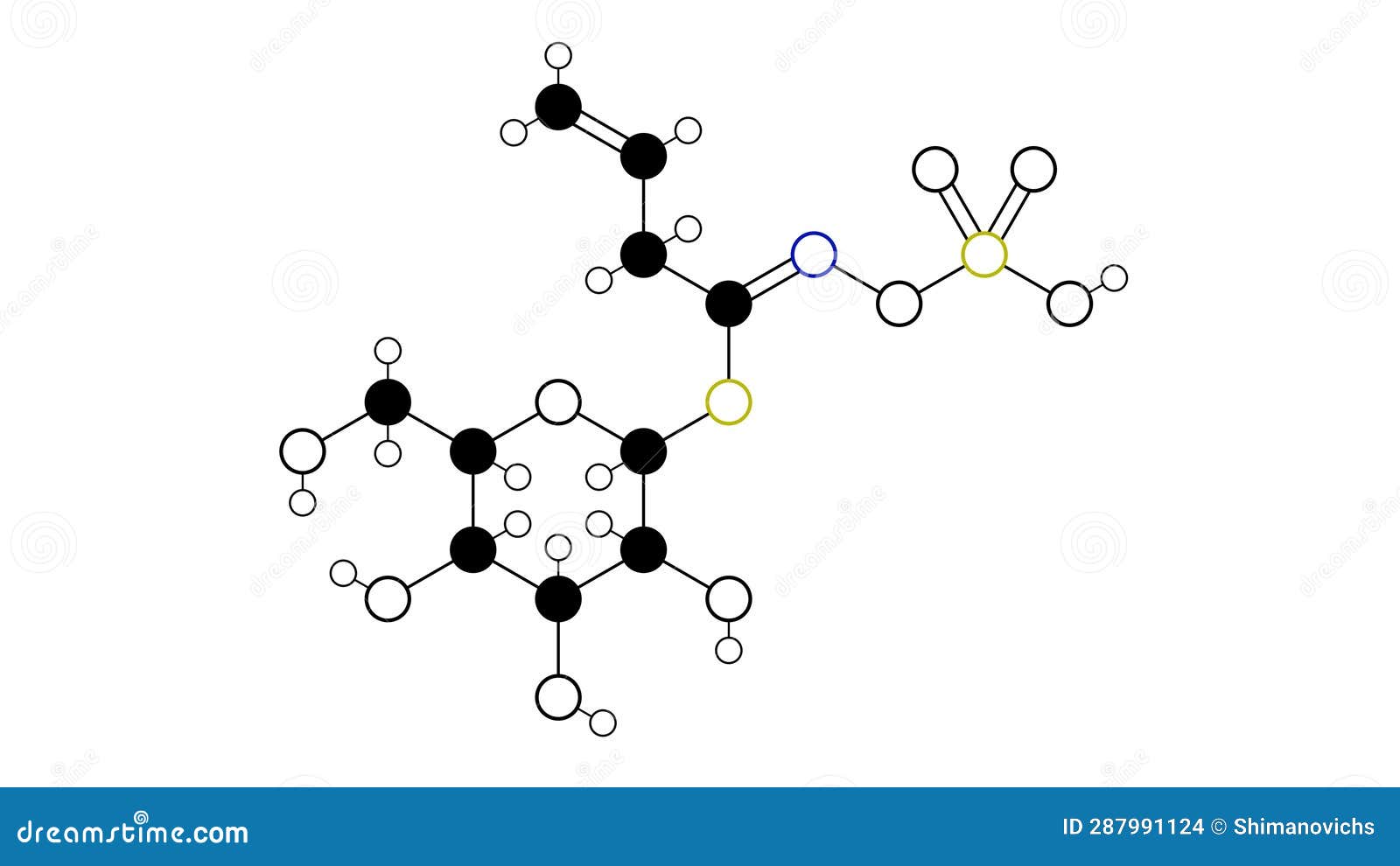 Sinigrin Molecule, Molecular Structures, Allyl Glucosinolate, 3d Model ...