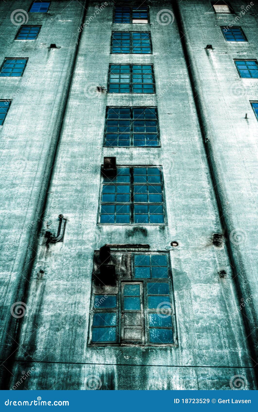 Sinister dark building stock image. Image of distinguished - 18723529