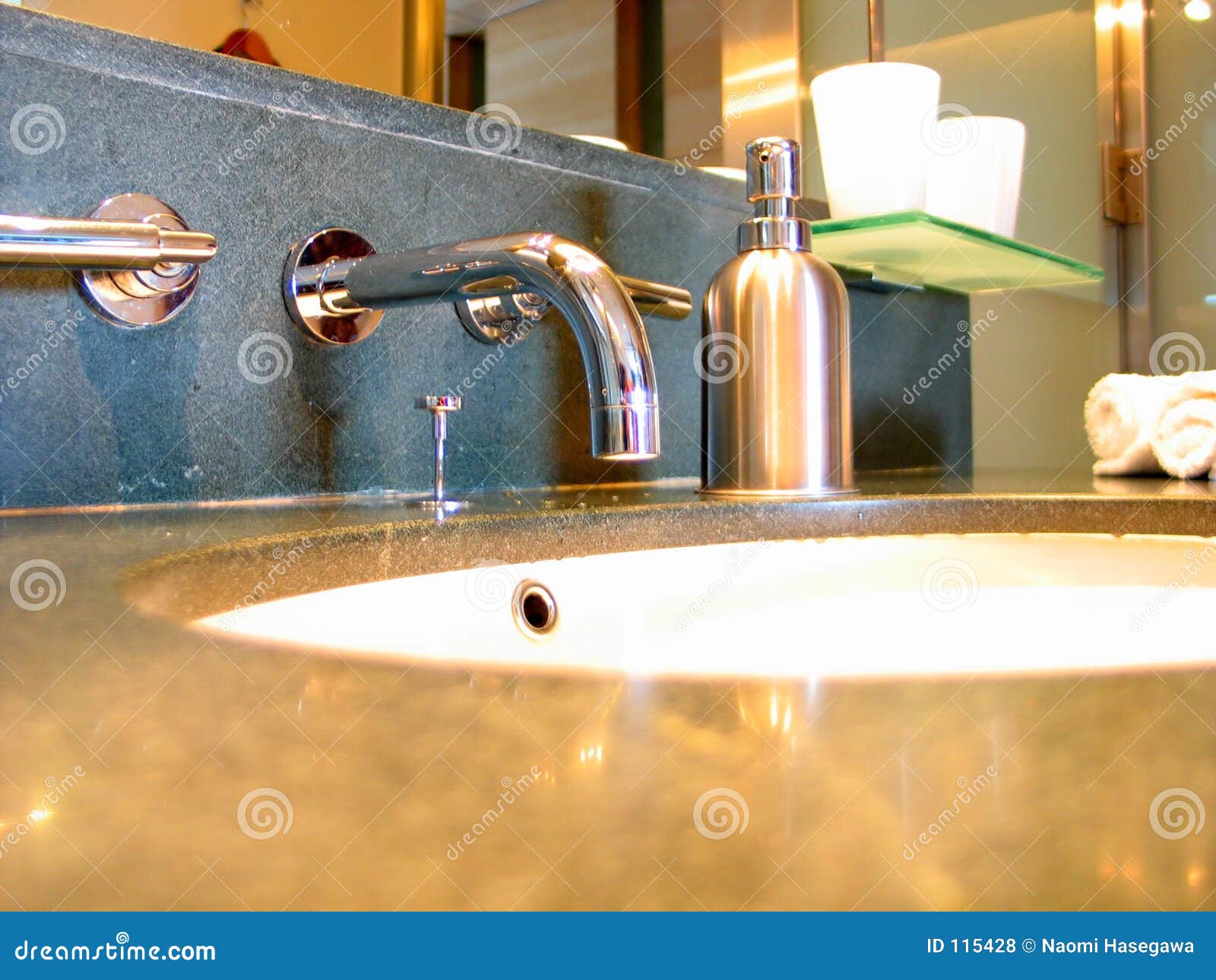 Sink stock photo. Image of wash, bathroom, clean, sink - 115428