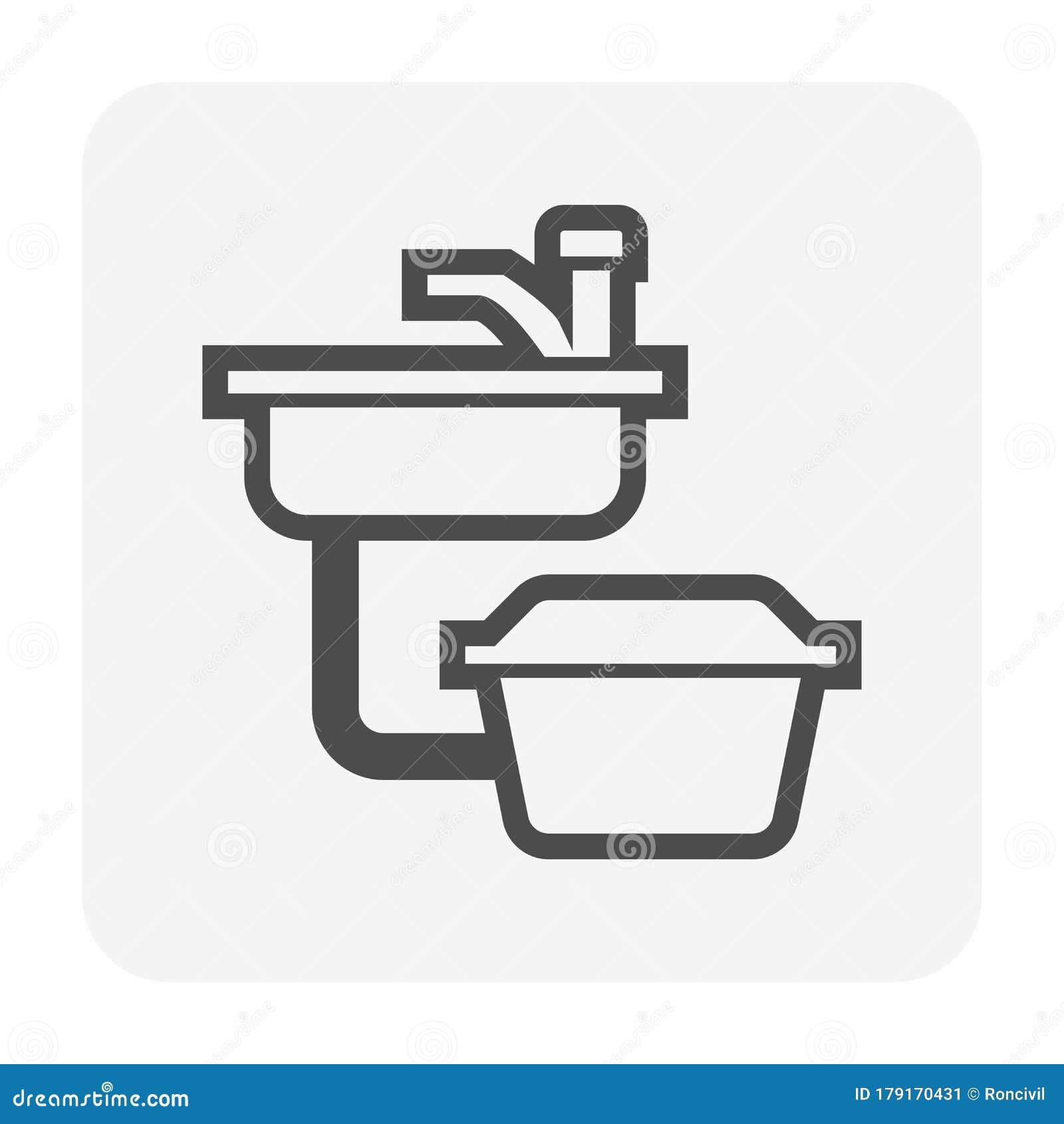 Grease trap icon stock vector. Illustration of industrial - 179170431 Grease trap icon stock vector. Illustration of industrial - 179170431