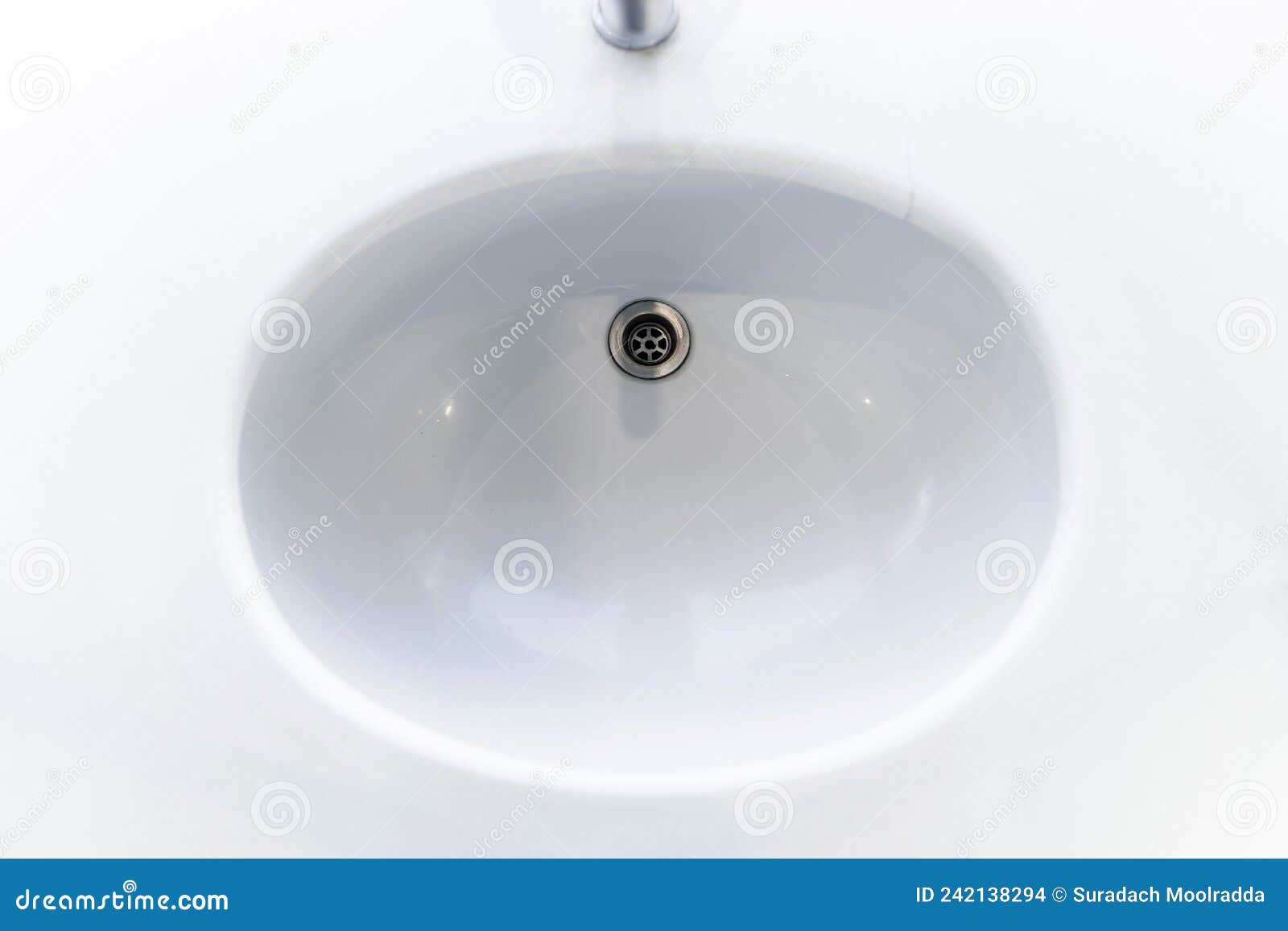 Sink for Hand Washing in Bathroom Top View Stock Photo - Image of hand ...