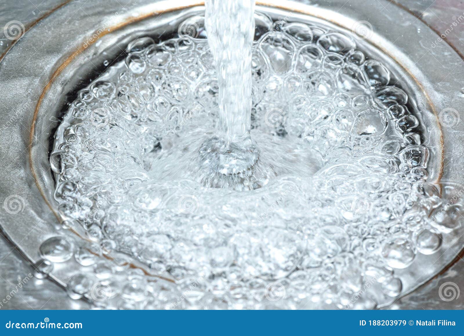 Sink stock image. Image of concept, sink, macro, bubbles - 188203979