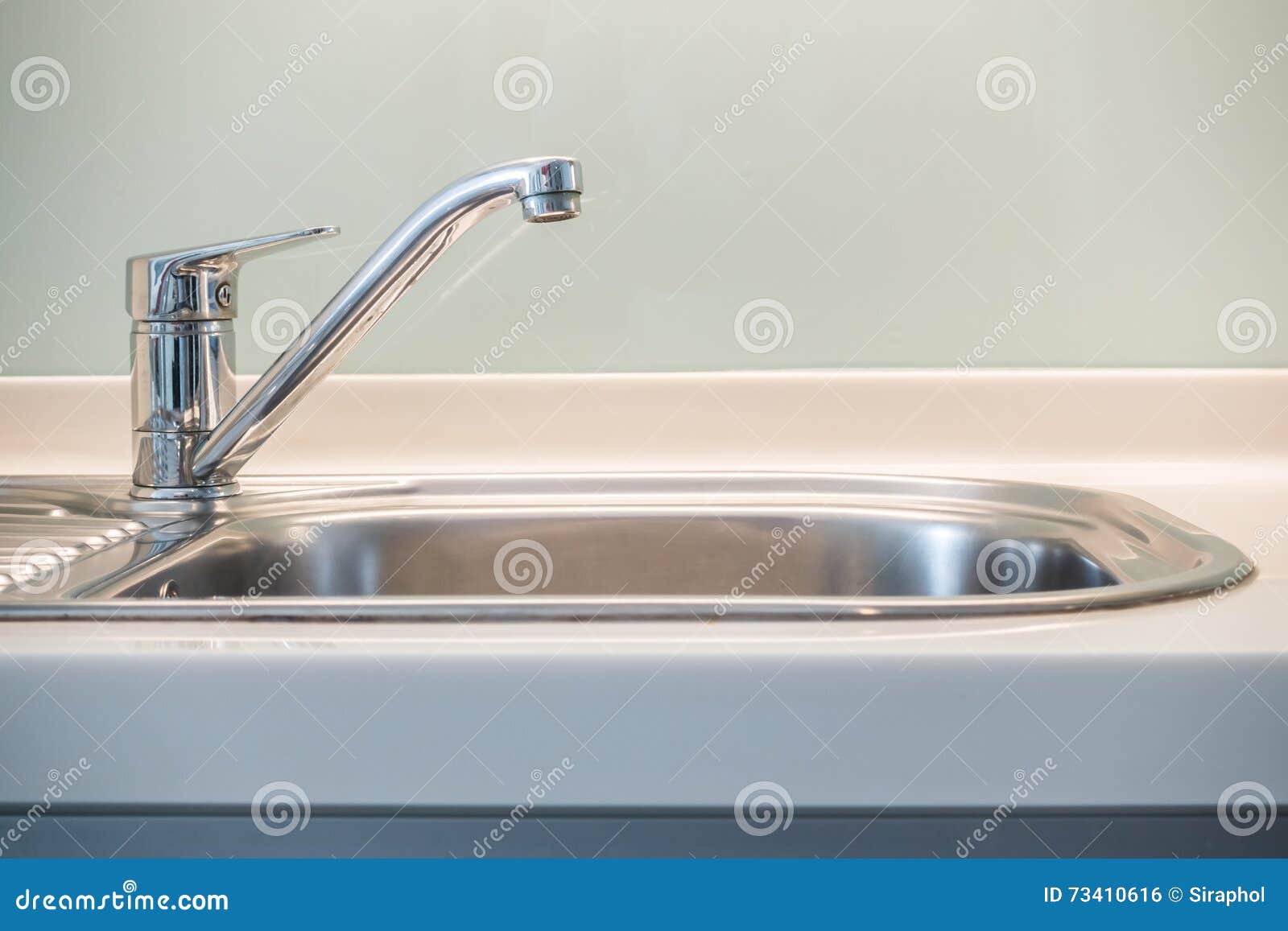 Sink and water tab stock photo. Image of wash, sparkling - 73410616