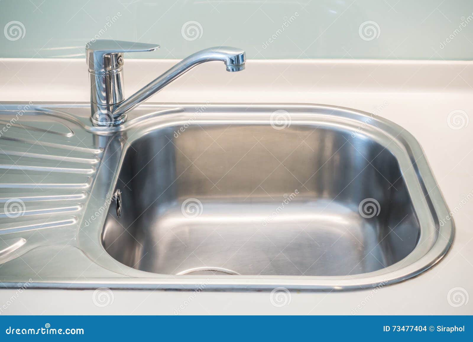 Sink and water tab stock photo. Image of closet, clean - 73477404