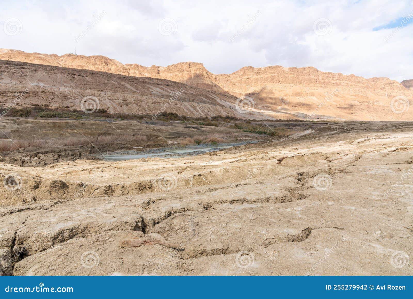 Sinkhole Filled with Turquoise Water, Near Dead Sea Coastline. Hole ... Sinkhole Filled with Turquoise Water, Near Dead Sea Coastline. Hole ...
