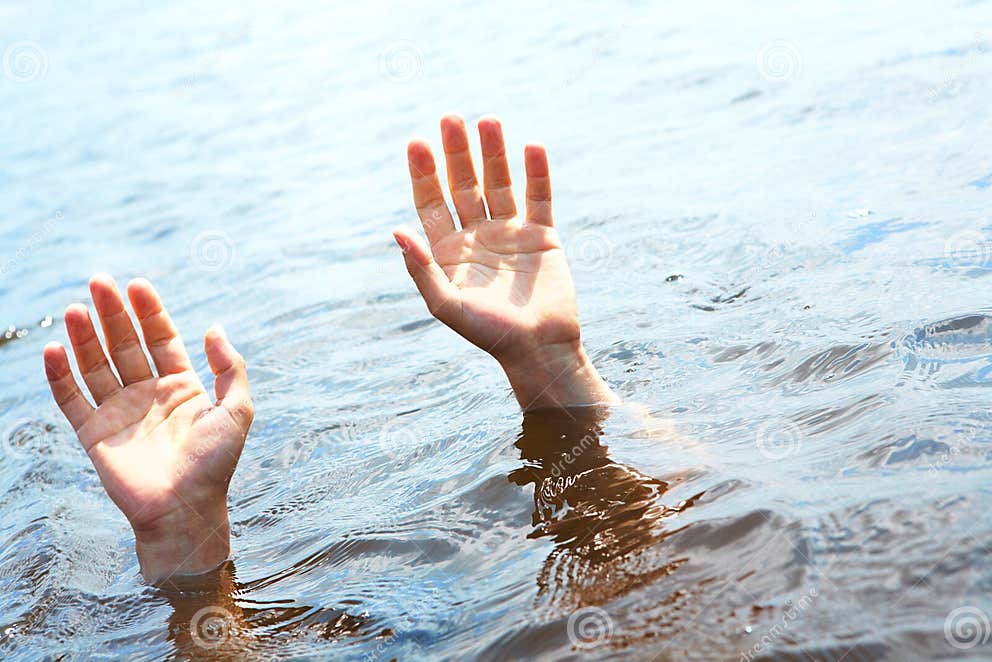 Sinking stock photo. Image of masculine, fluid, finger - 15263068