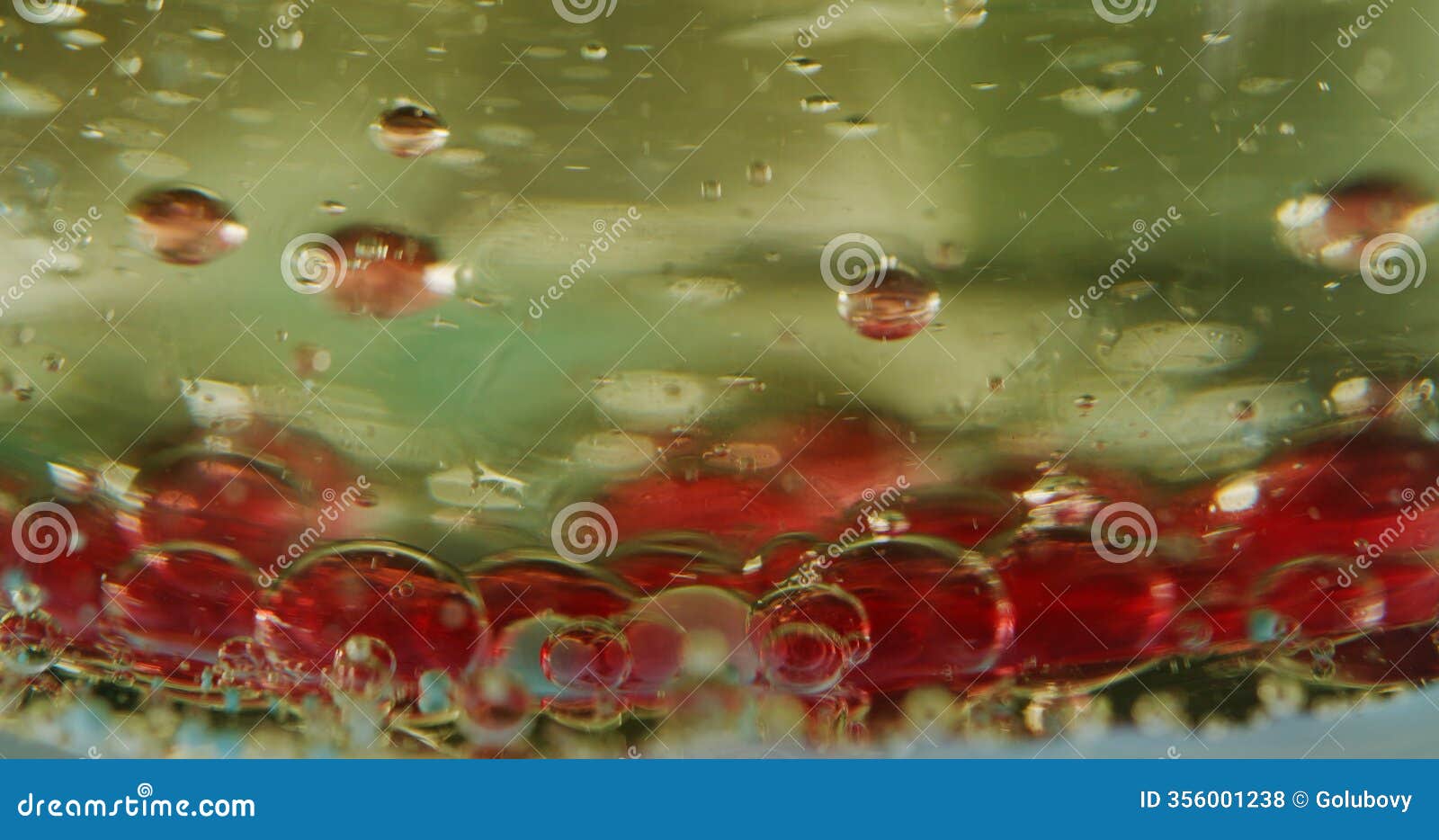 Sinking Bubble Oil Diffusion Gel Underwater Fluid Stock Photo - Image ...