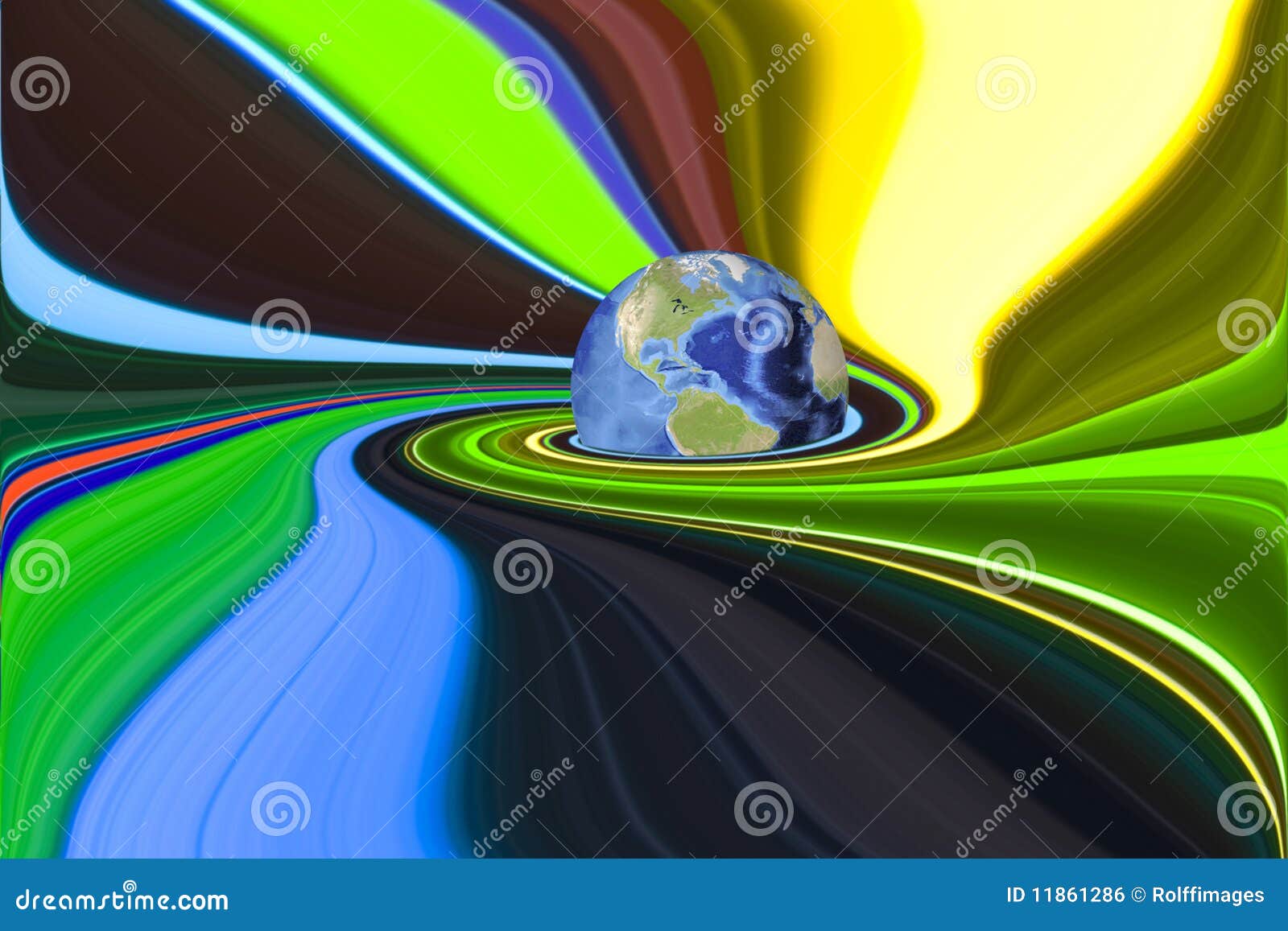 Sinking Earth stock illustration. Illustration of flush - 11861286
