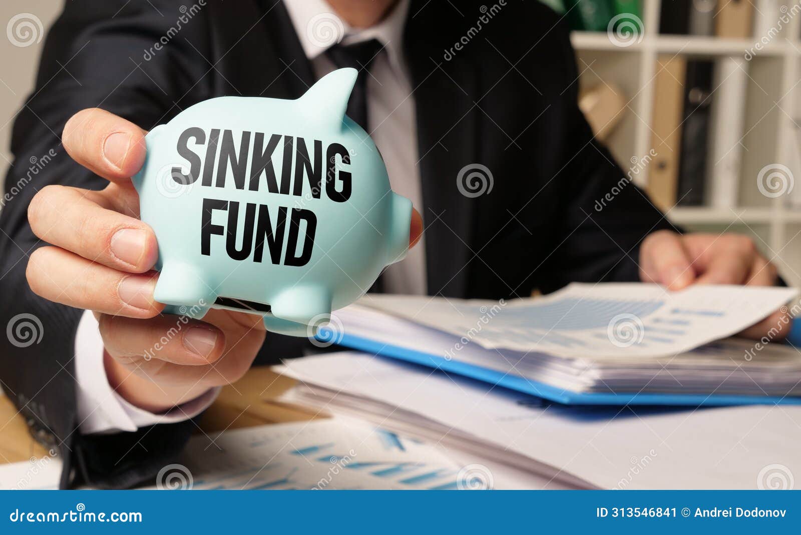 Sinking Fund is Shown Using the Text Stock Image - Image of management ...