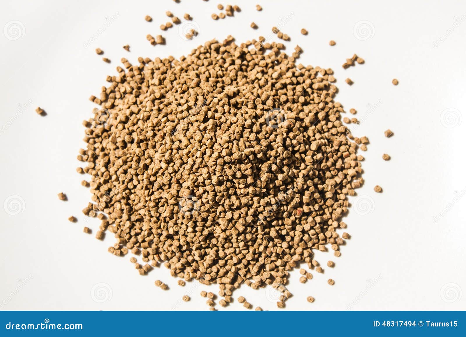 Sinking Pellet Shrimp Feed stock photo. Image of food - 48317494