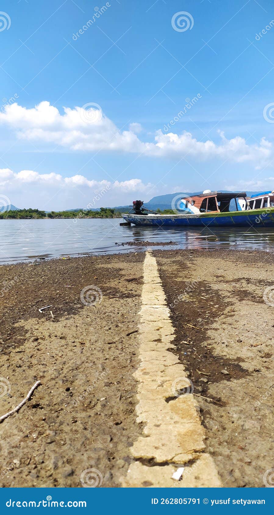 Sinking road stock image. Image of drowning, street - 262805791