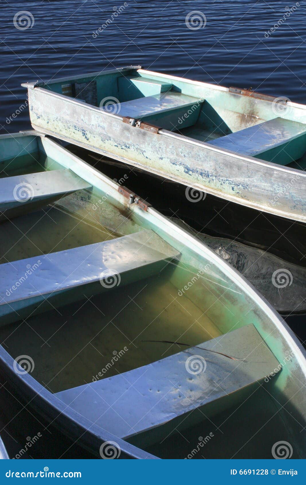Sinking Rowboat stock photo. Image of lake, rowboat, calm - 6691228