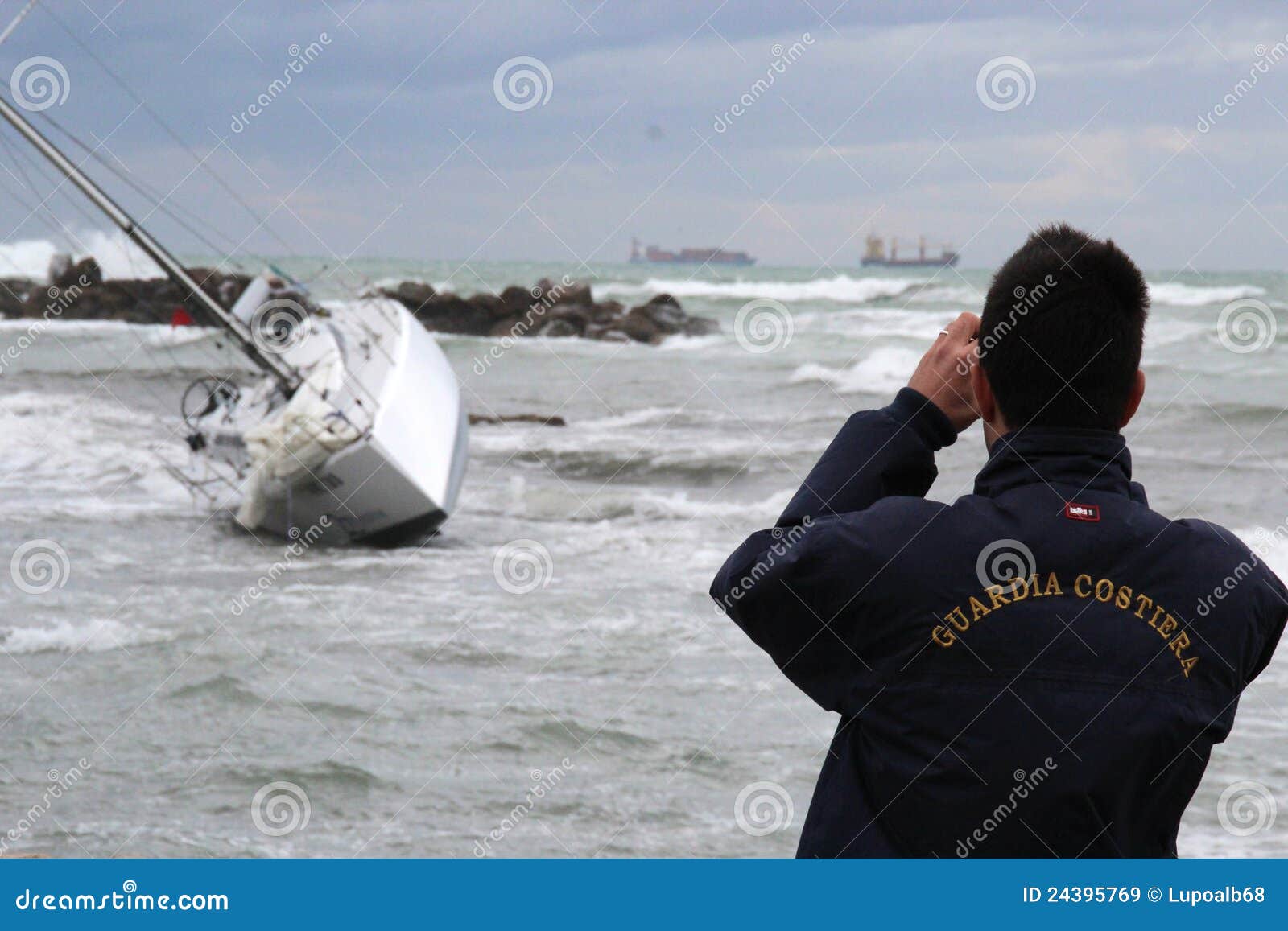 Sinking sailboat editorial stock image. Image of queen - 24395769