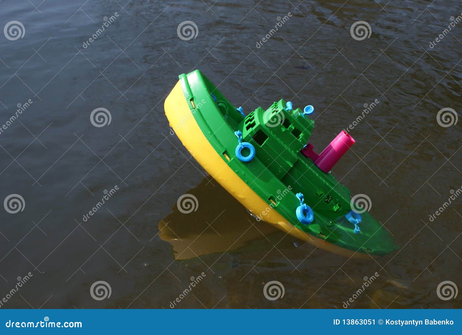 Sinking ship stock image. Image of water, sinking, deck - 13863051