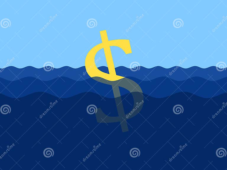 Sinking US Dollar As Metaphor of Currency after Inflation and ...