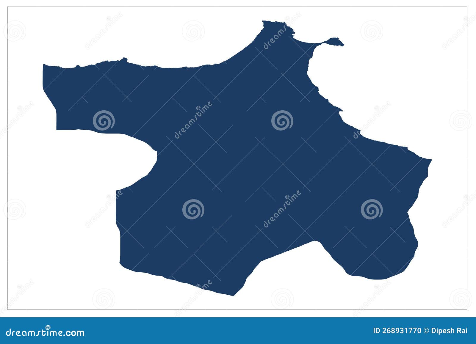 Sinop Turkey Map Isolated Illustration on White Background Stock ...