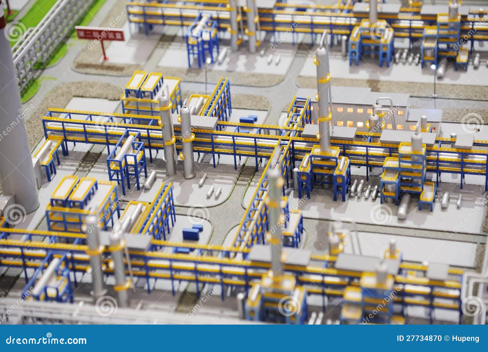 Sinopec Group Natural Gas Processing Plant Model Editorial Image ...