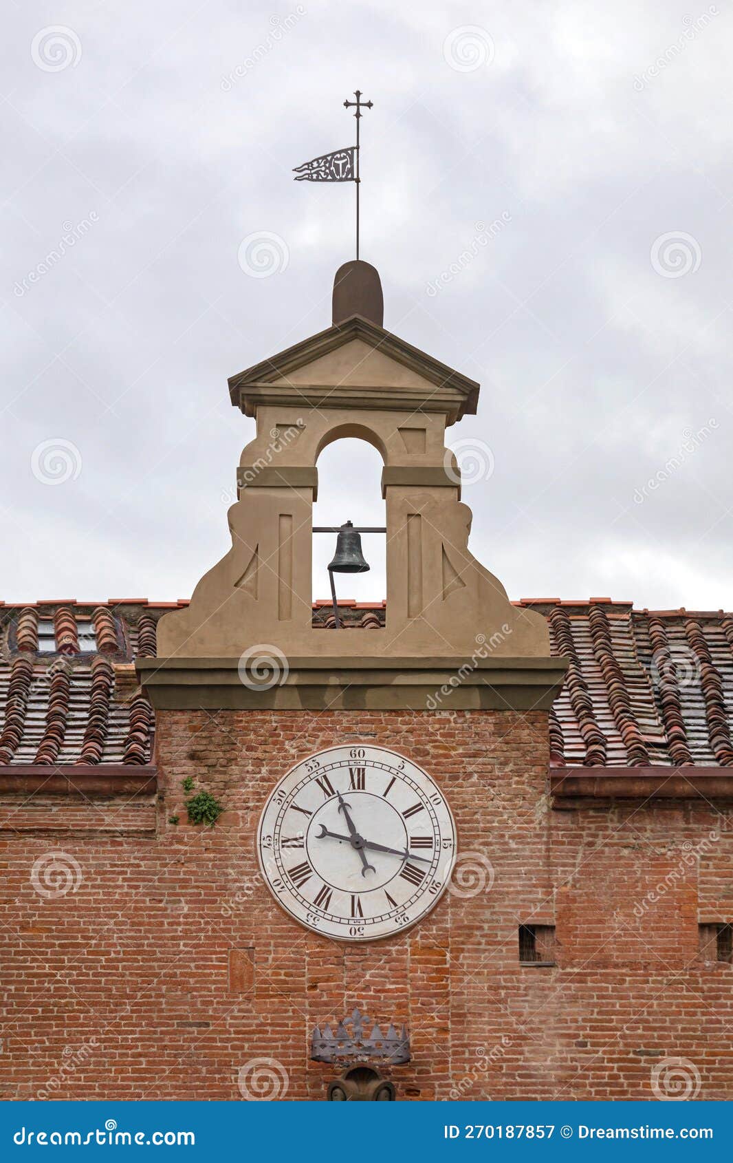 Sinopie Museum Clock Pisa stock image. Image of italy - 270187857