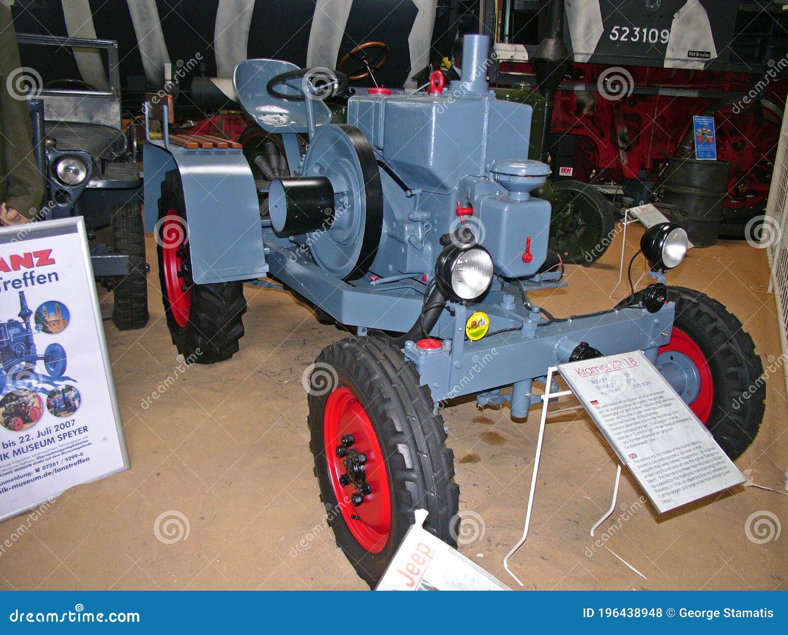 KRAMER KR18 TRACTOR - 1939 editorial stock photo. Image of motor ...