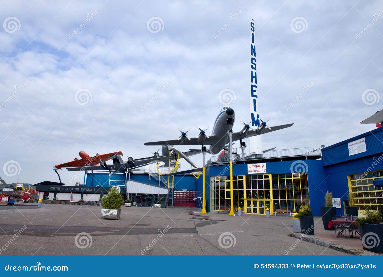 Sinsheim Museum editorial stock photo. Image of ground - 54594333