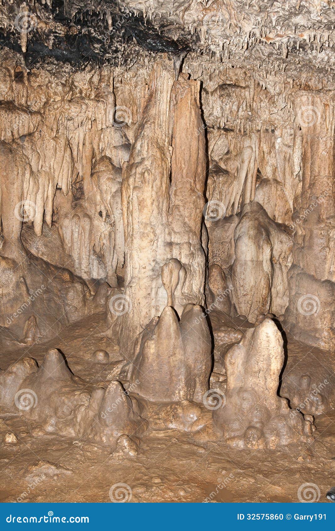 Sinter Karst Formations is in the Cave Stock Photo - Image of north ...