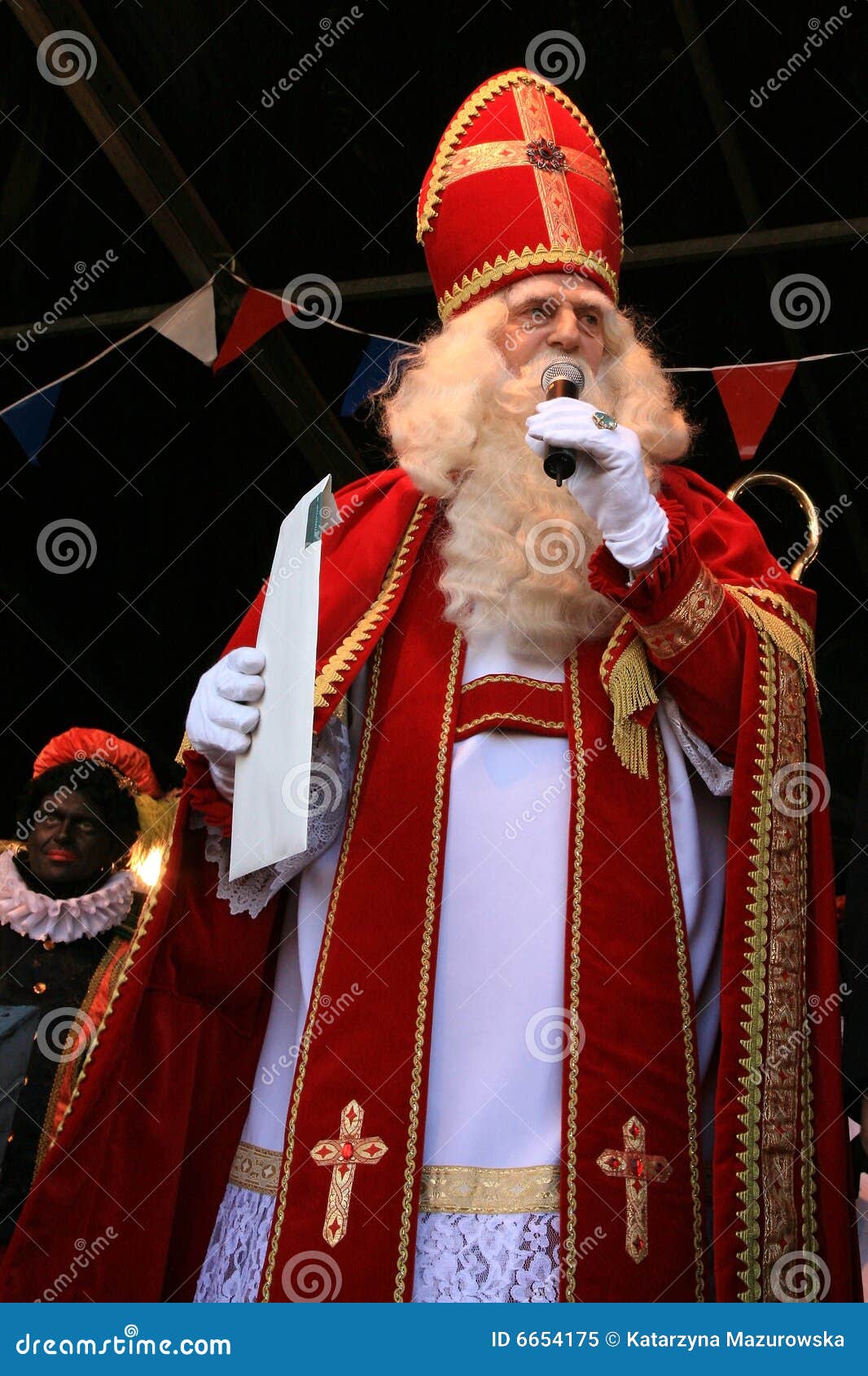 Sinterklaas editorial image. Image of claus, hague, hand - 6654175
