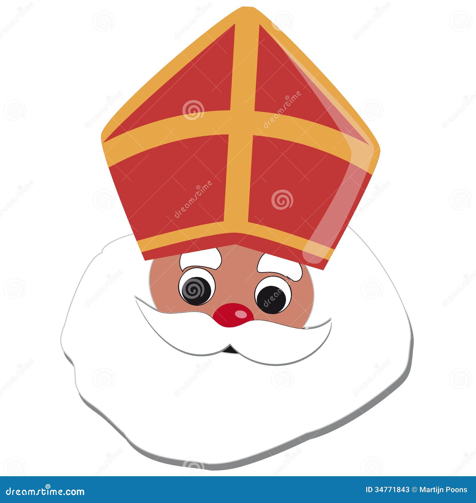 Sinterklaas stock vector. Illustration of sinterklaas - 34771843
