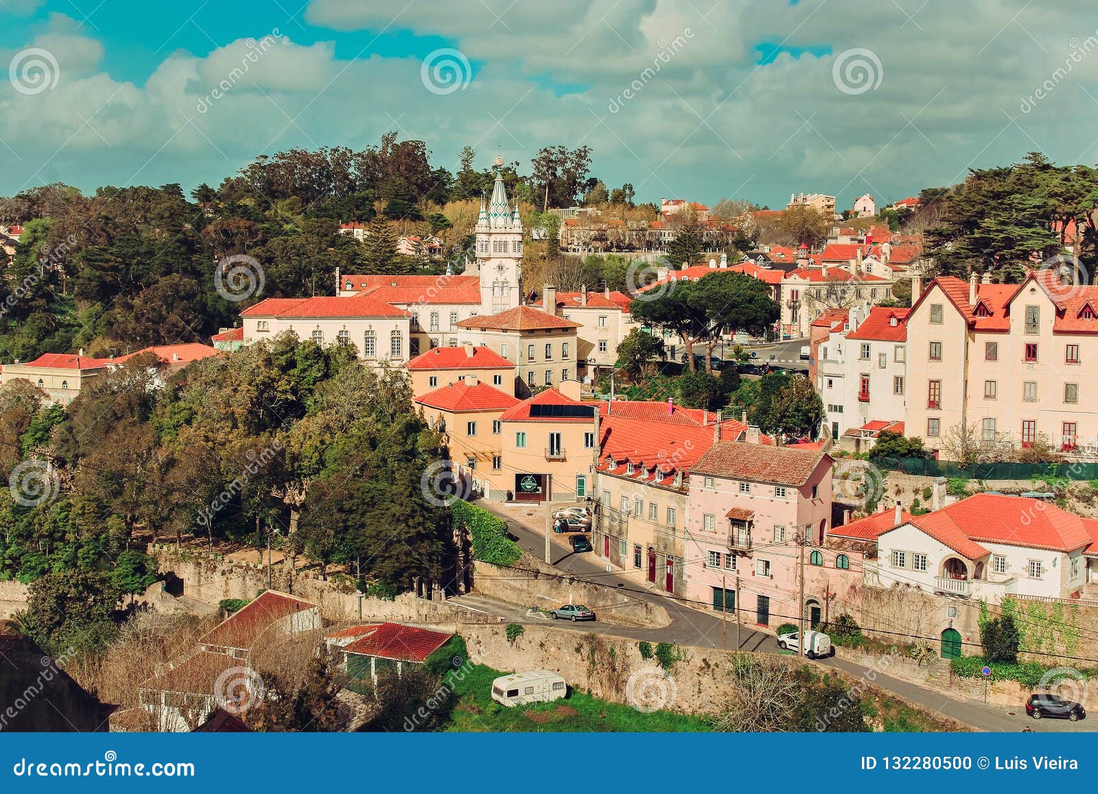 Sintra Town Hall editorial image. Image of landscape - 132280500