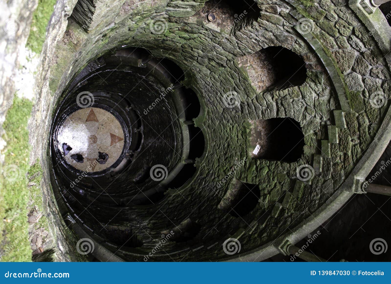 Sintra well interior stock photo. Image of palace, high - 139847030