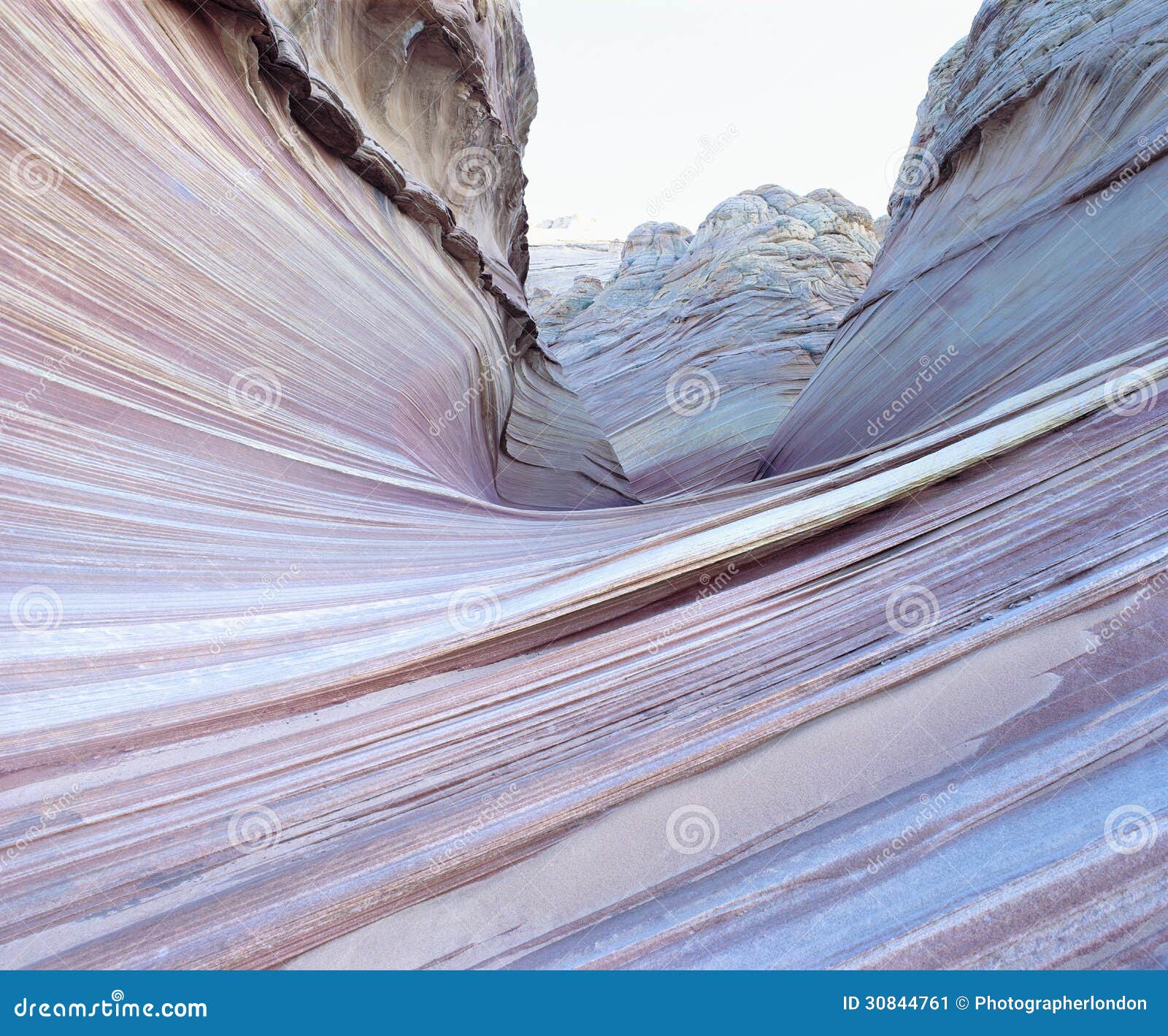 Sinuous geologic folds stock image. Image of ideas, geography - 30844761