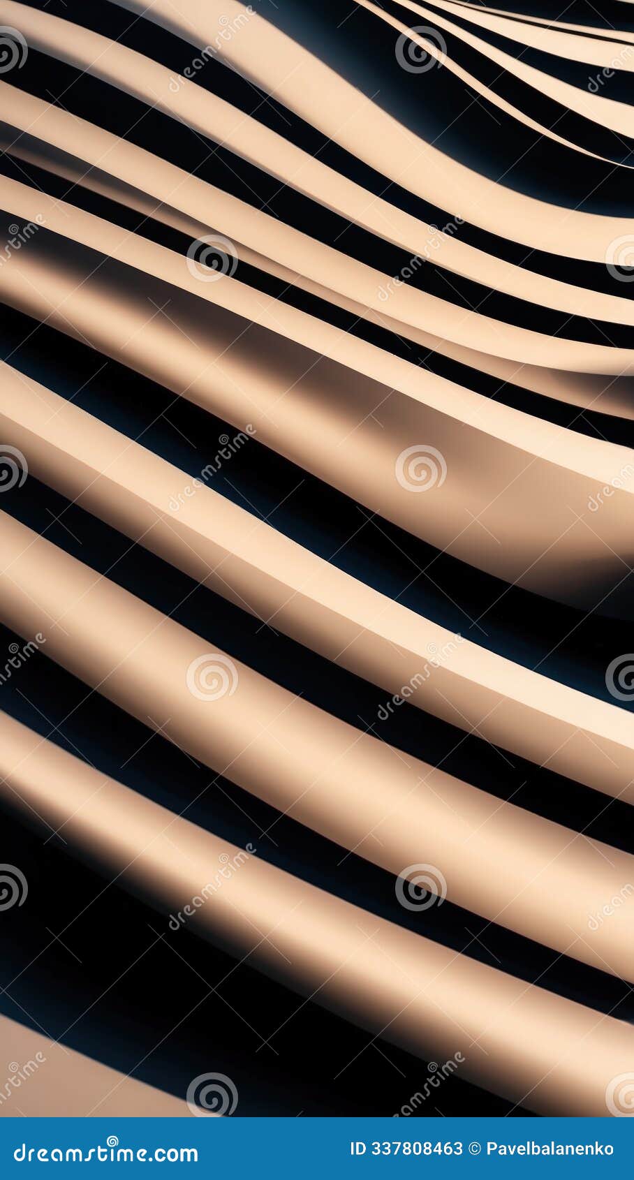 Sinuous Grayscale Pattern Resembling Topography Stock Illustration ...