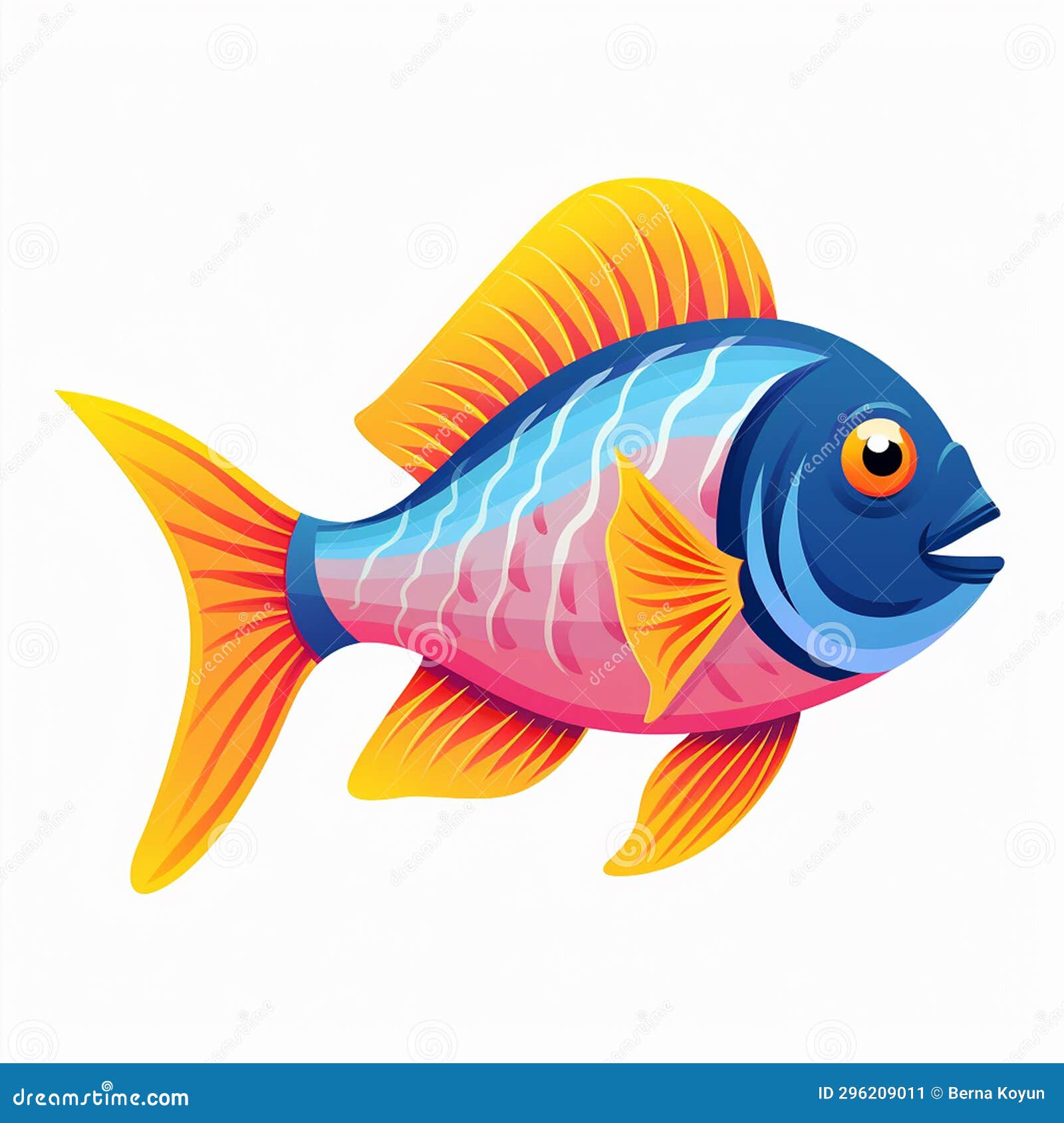 Sinuous Moray Eel Swimming in Cave Illustration Stock Illustration ...