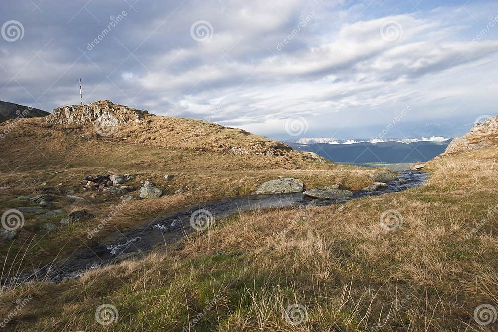 Sinuous river stock image. Image of wild, mountain, river - 14615691