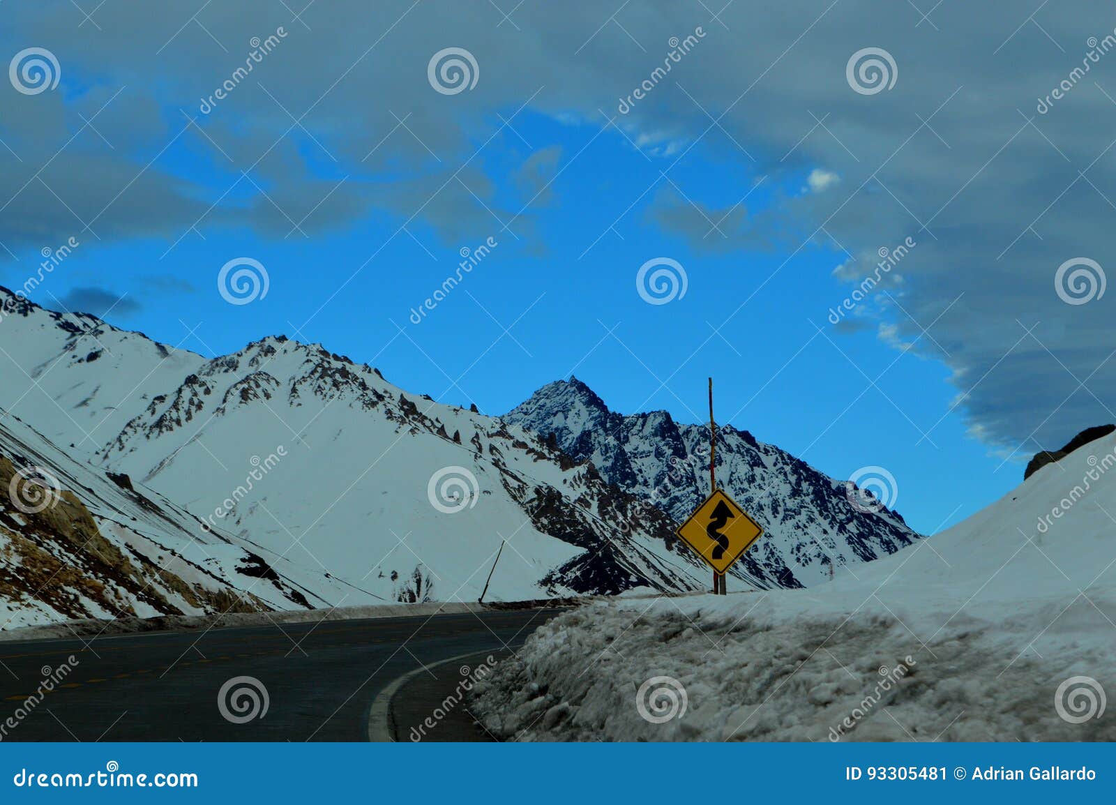 Sinuous road stock image. Image of sinuous, wonderful - 93305481