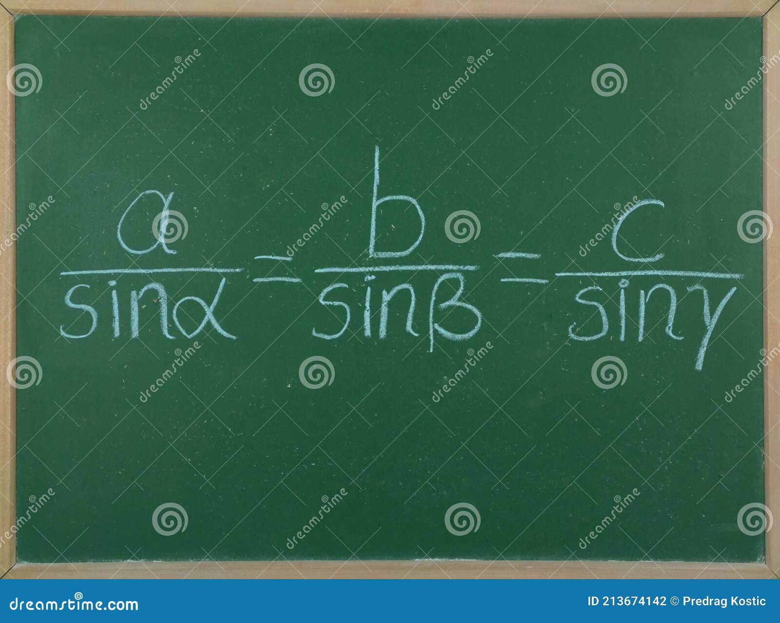 Sinus theorem. stock photo. Image of wall, brand, sinus - 213674142