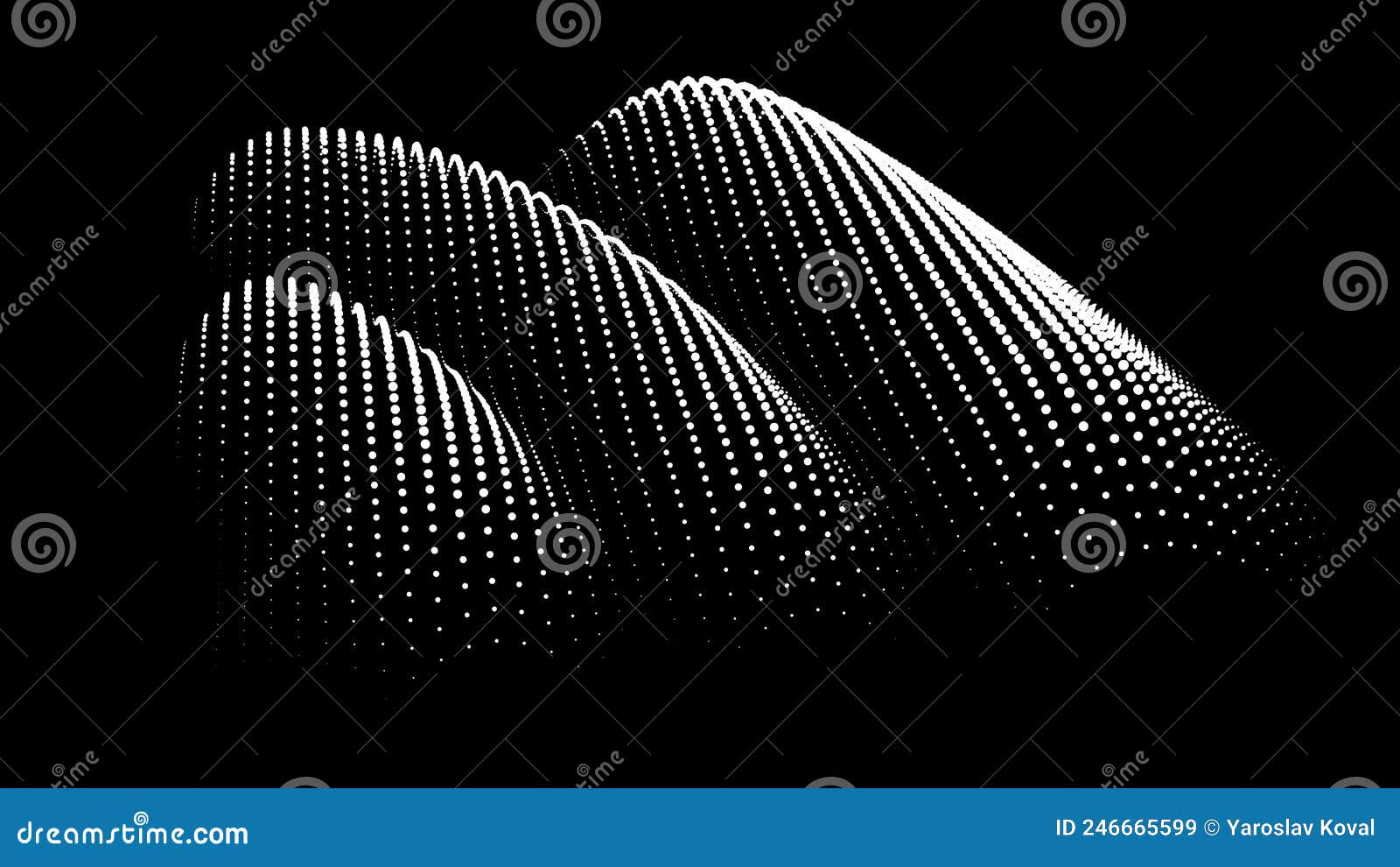 Sinusoidal Formula Distortion Sine Wave and Waveform. Graph of a 3d ...