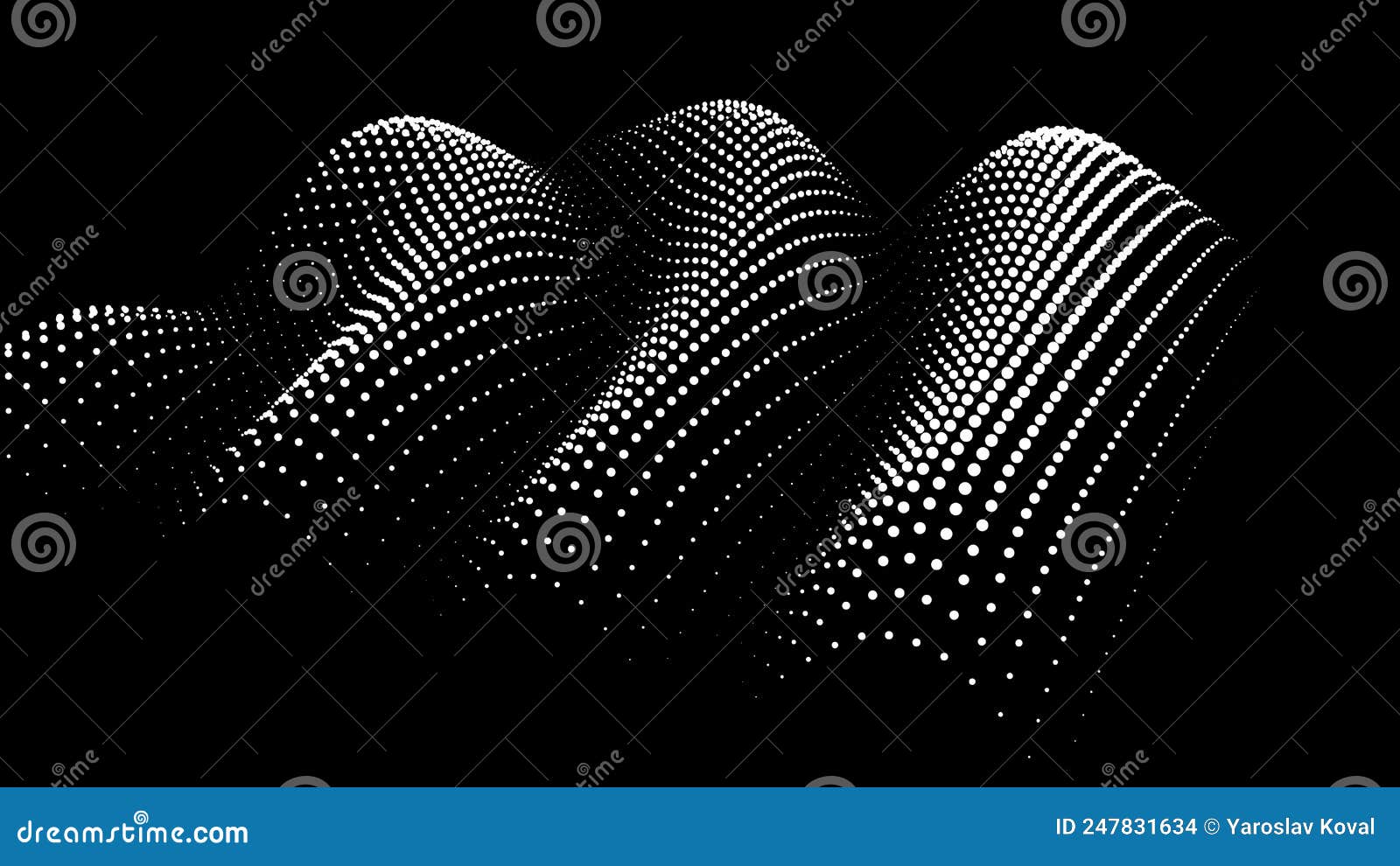 Sinusoidal Formula Distortion Sine Wave and Waveform. Graph of a 3d ...