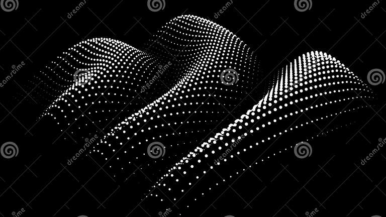 Sinusoidal Formula Distortion Sine Wave and Waveform. Graph of a 3d ...