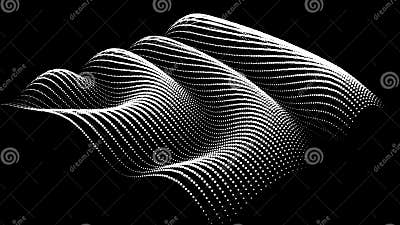 Sinusoidal Formula Distortion Sine Wave and Waveform. Graph of a 3d ...