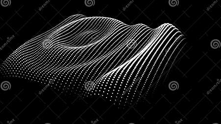 Sinusoidal Formula Distortion Sine Wave and Waveform. Graph of a 3d ...