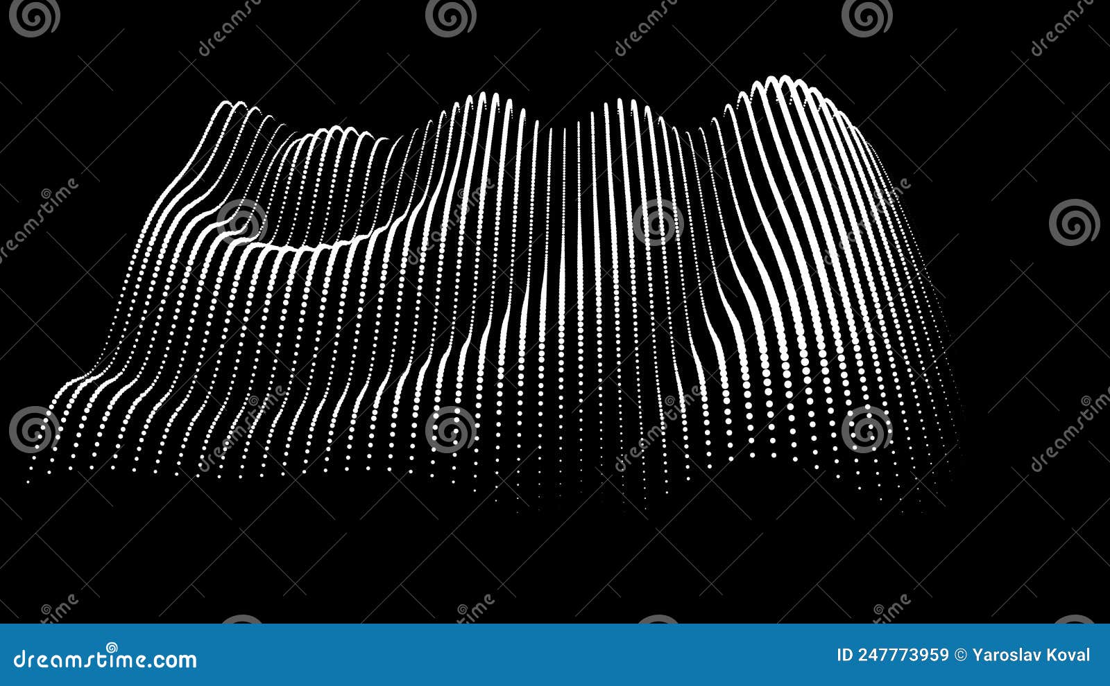 Sinusoidal Formula Distortion Sine Wave And Waveform. Graph Of A 3d ...